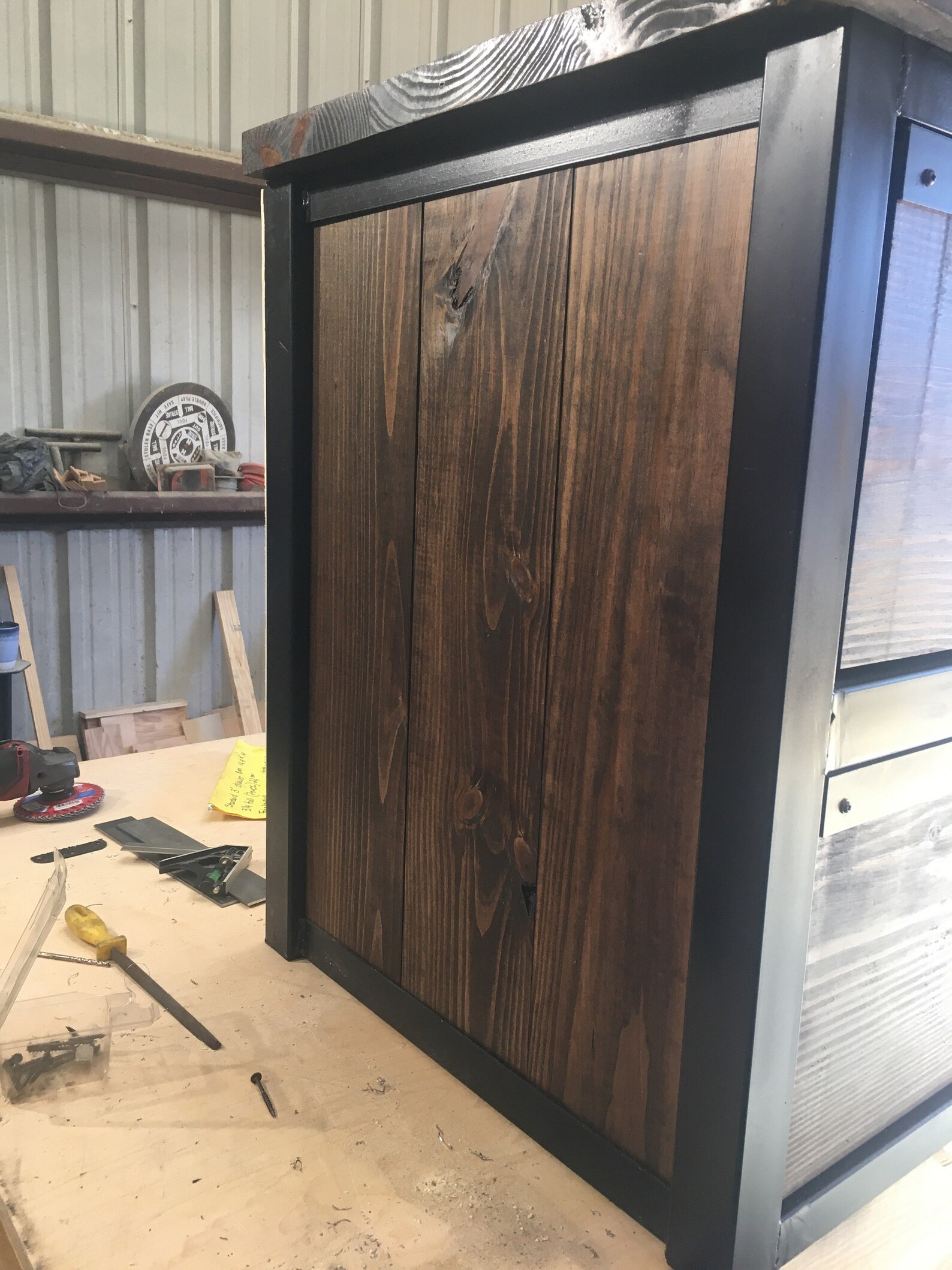 Rustic Industrial Lateral File Cabinet free Shipping - Etsy