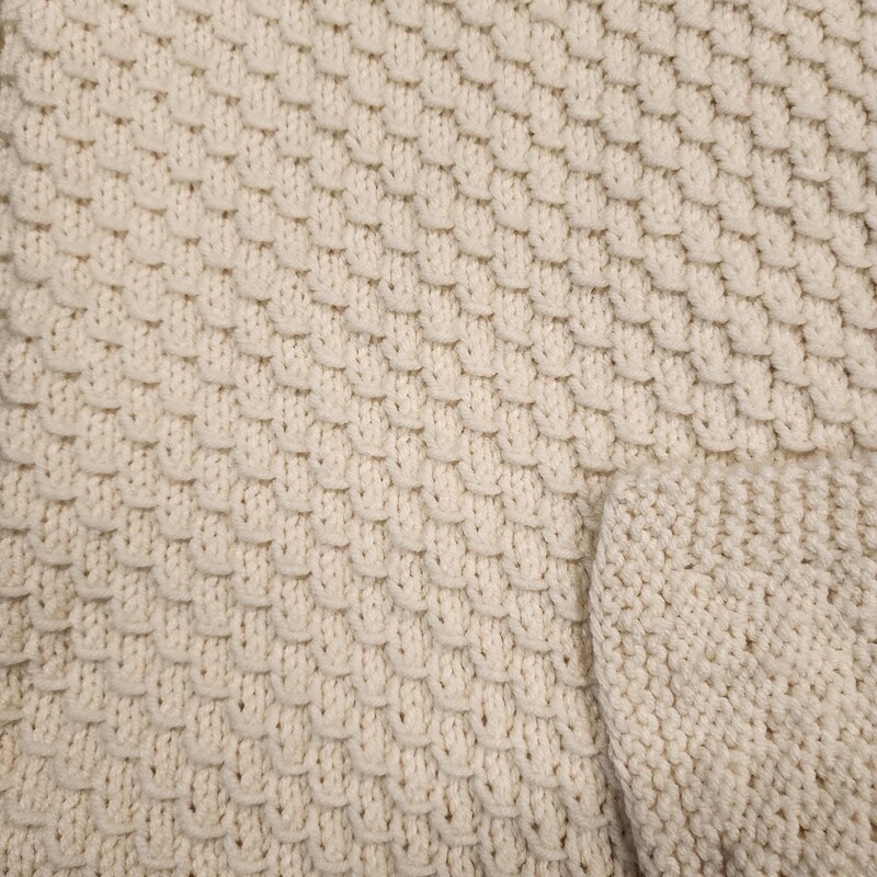 Hand Knit Throw - Etsy