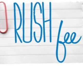 Rush Fee - Etsy