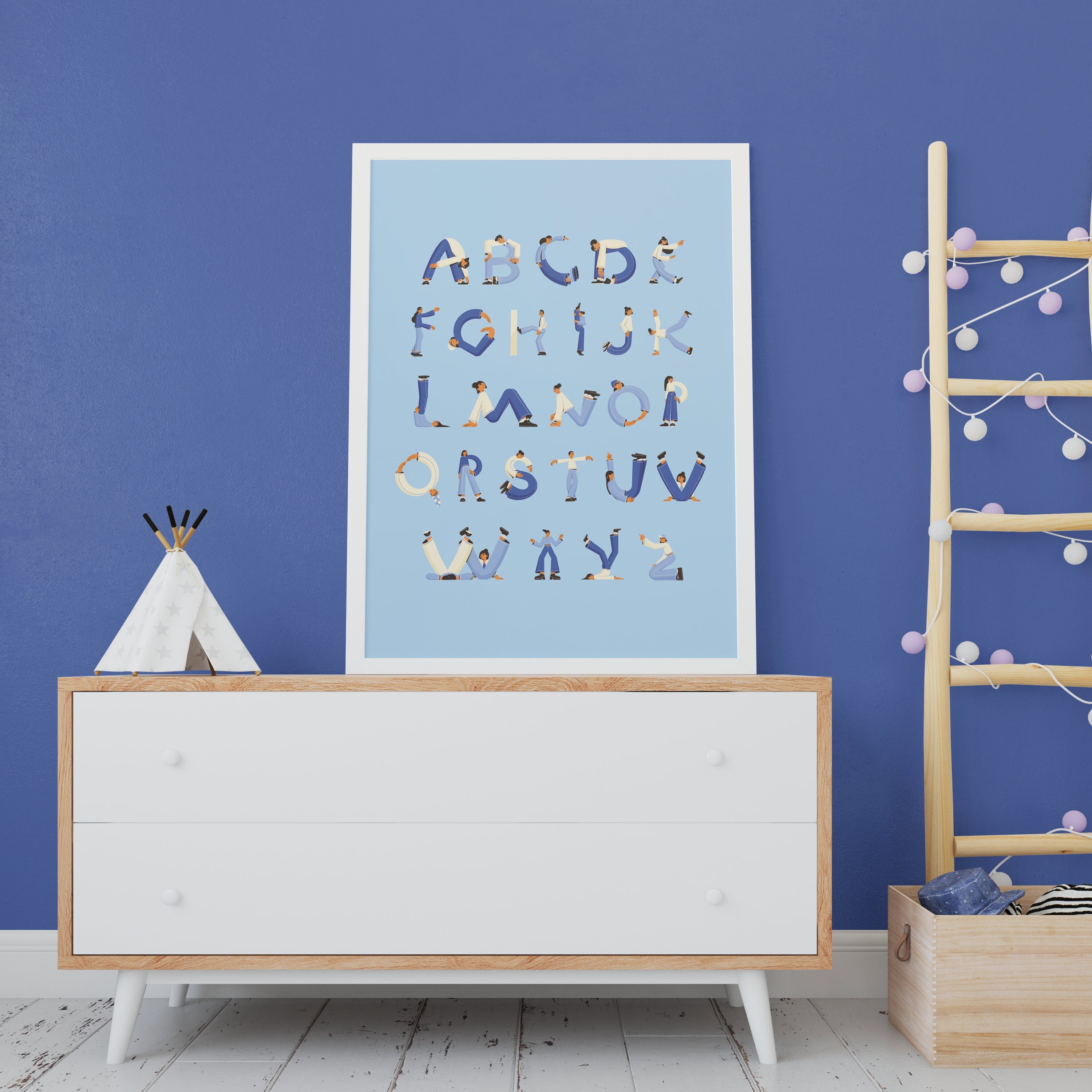My First Alphabet Large Format Alphabet Wall Poster Children's ...