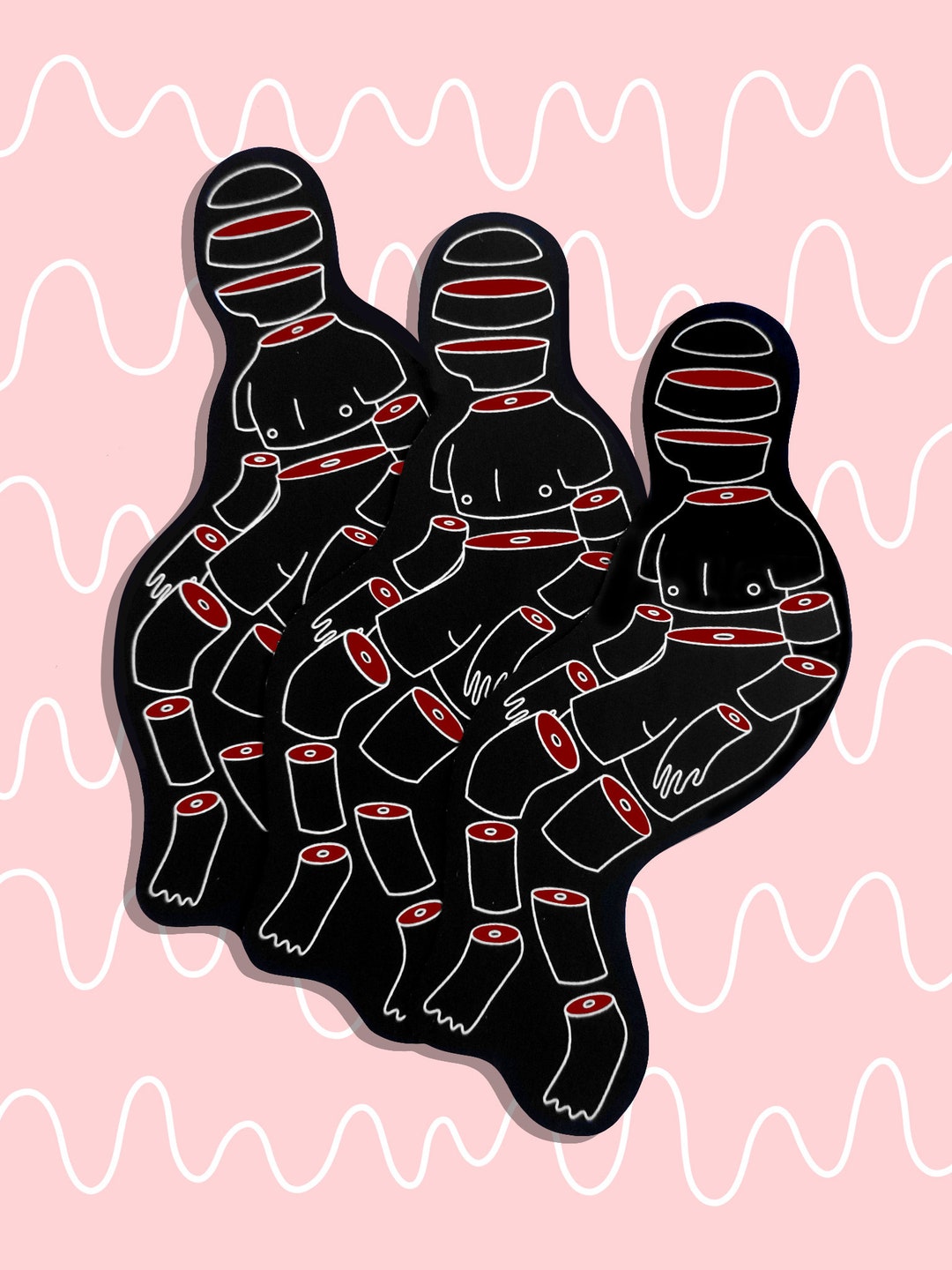 Sliced Sticky Sticker - Etsy