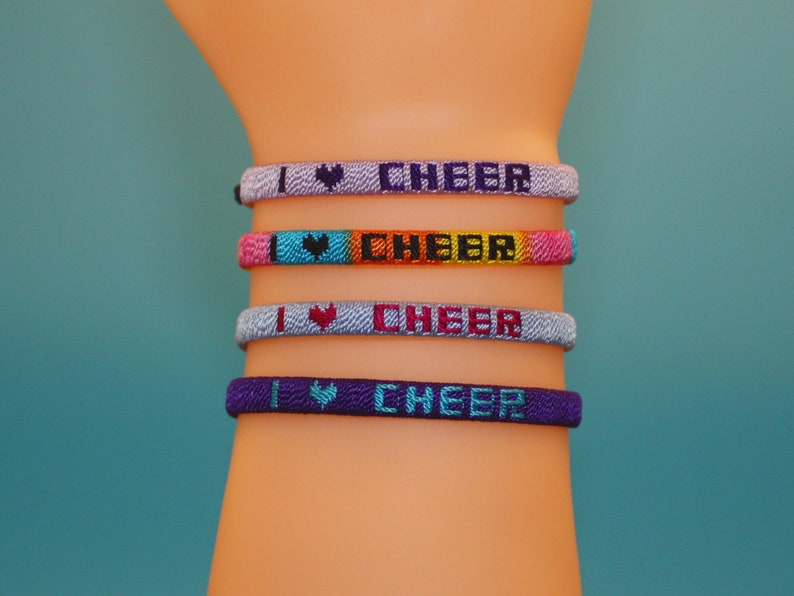Handwoven Friendship Bracelets CHEER Expressions for Wrist or Ankle - Etsy