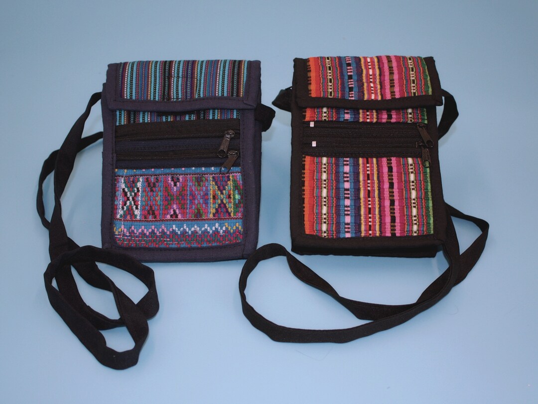 Colorful and Casual Small Purses With Sections Made From Mayan Weaves ...