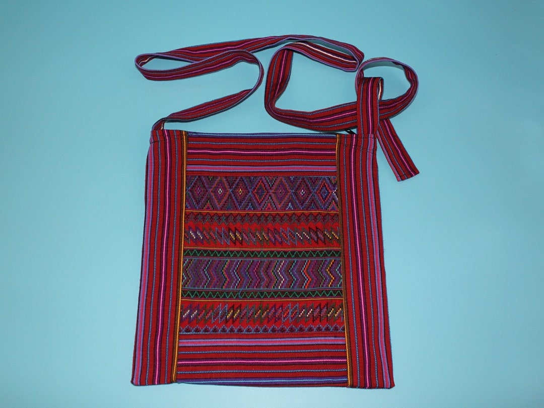COLORFUL PURSE, Hand Woven Mayan Weave, Shoulder Strap, Boho, Casual - Etsy