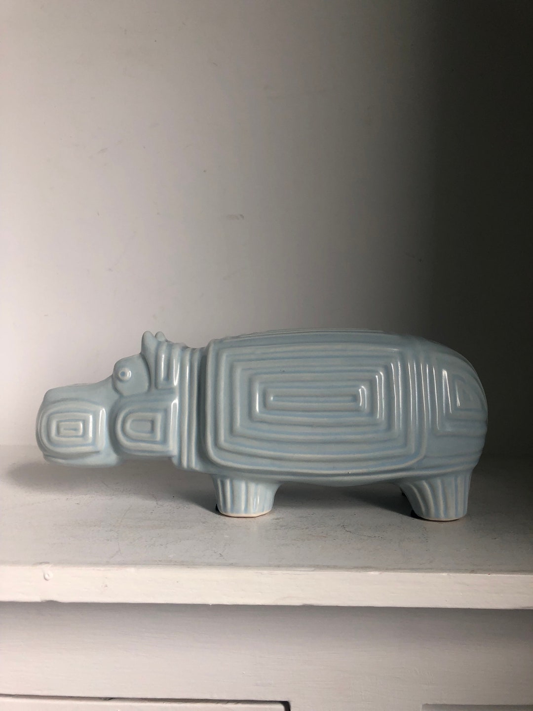 Jonathan Adler Copy Grey Porcelain Hippo Made in China Replica ...