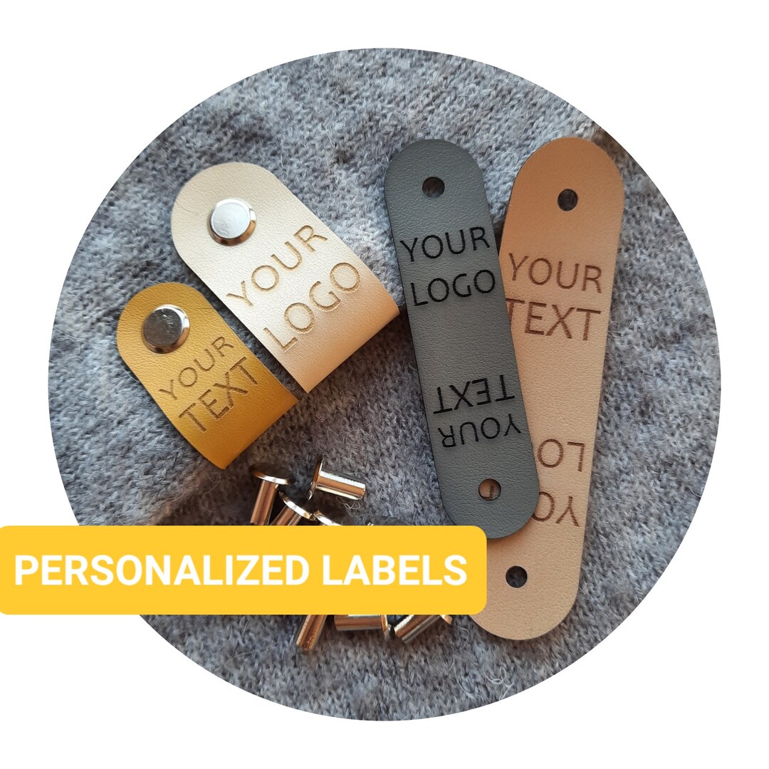 35x CUSTOM Clothing TAGS With RIVETS, Clothing Tags Custom, Blanket Tag ...