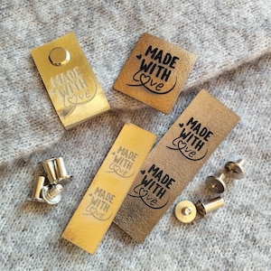 20x FABRIC LABEL Handmade Tags, Diy Labels, Sewing, Products Labels ...