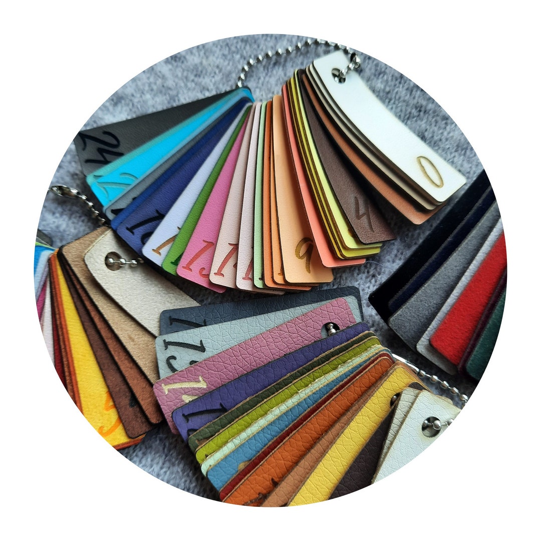 COLOR SWATCH PACK Color Palette Fabric Swatches 4 Materials Different ...