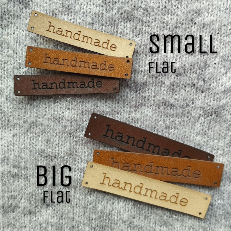 10x FAKE LEATHER LABELS Handmade Labels Diy Blanket Tags - Etsy
