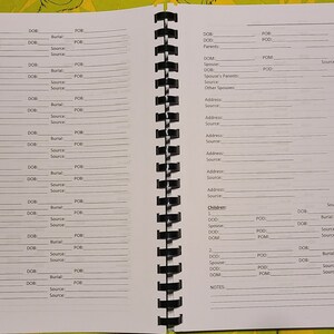My Family Tree Workbook Genealogy Family History - Etsy