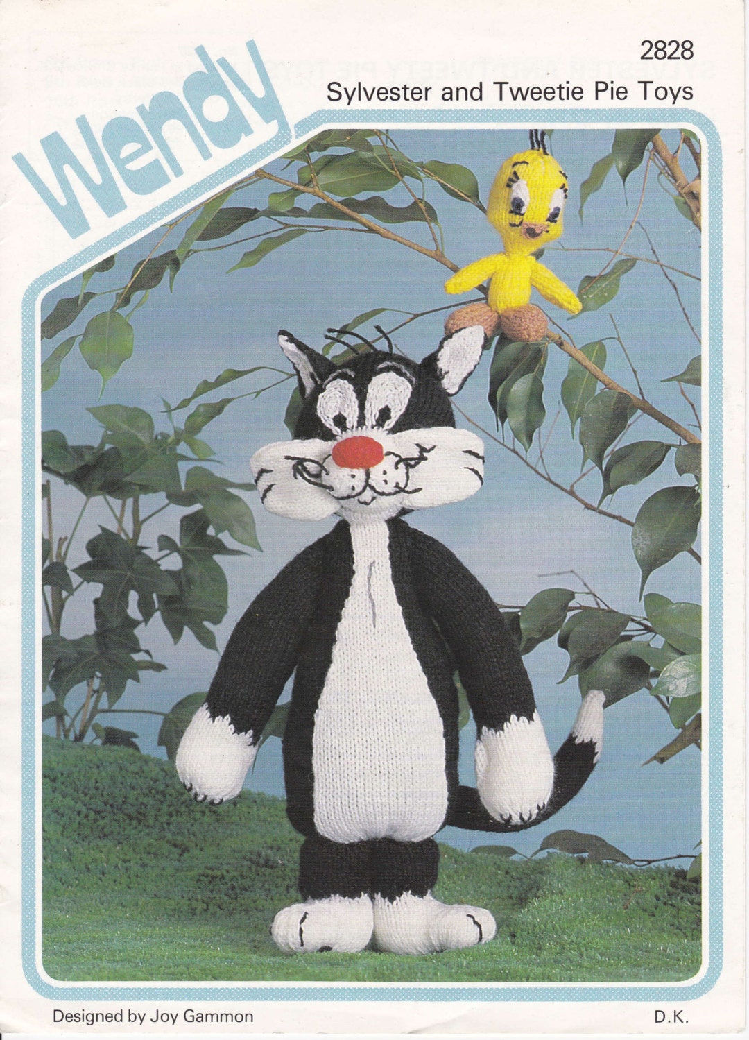 Sylvester & Tweetie Pie Knitting Pattern - Etsy