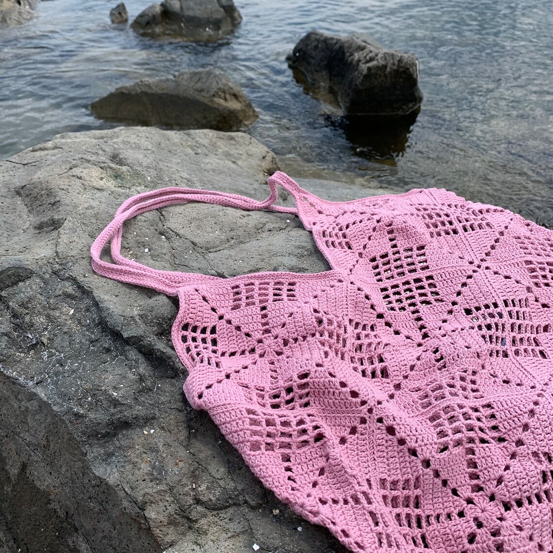 Crochet Market Bag PDF Pattern, Summer Net Bag Pattern, Download PDF ...