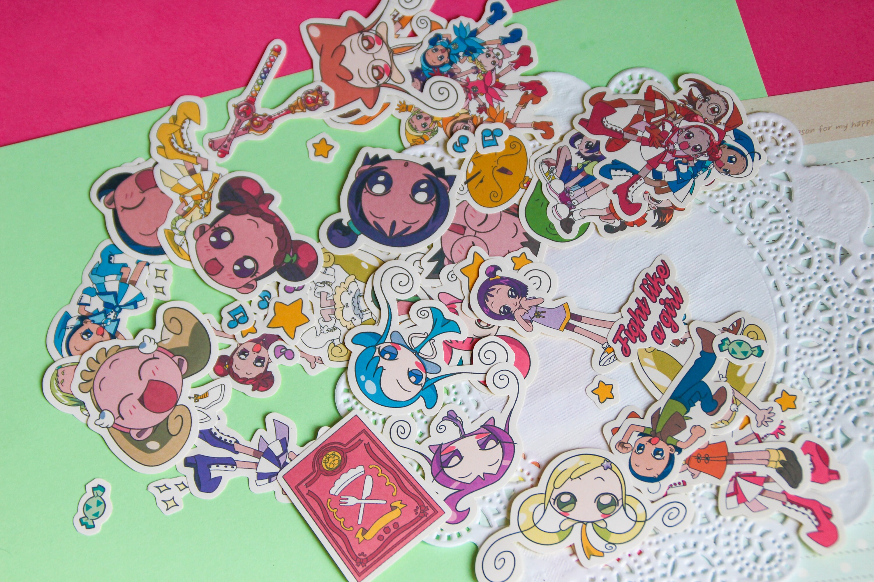 Ojamajo Doremi Magical Girls Sticker Set | Etsy UK