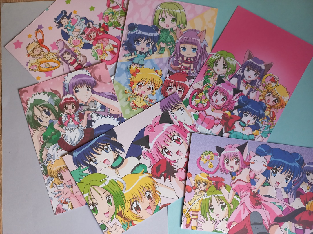 Tokyo Mew Mew Anime Magical Girls Postcards - Etsy