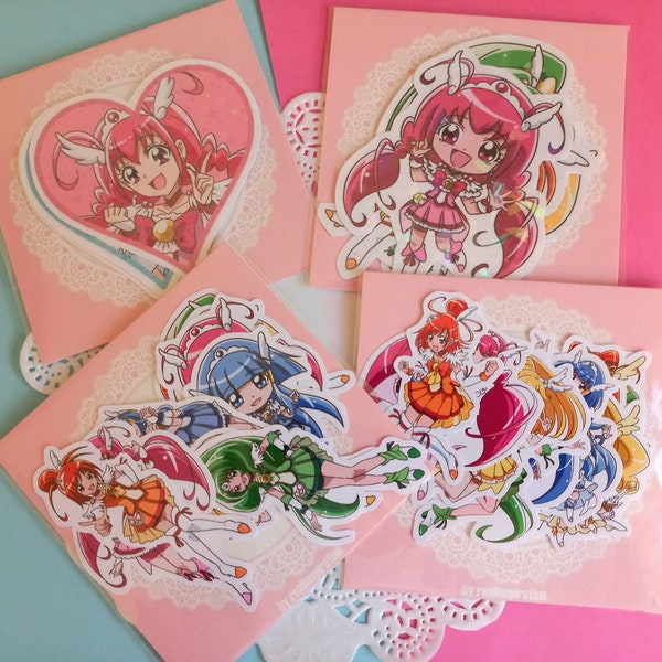 Glitter Force Stickers - Etsy