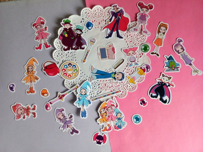 Magical Witches Doremi Girls Sticker Set - Etsy