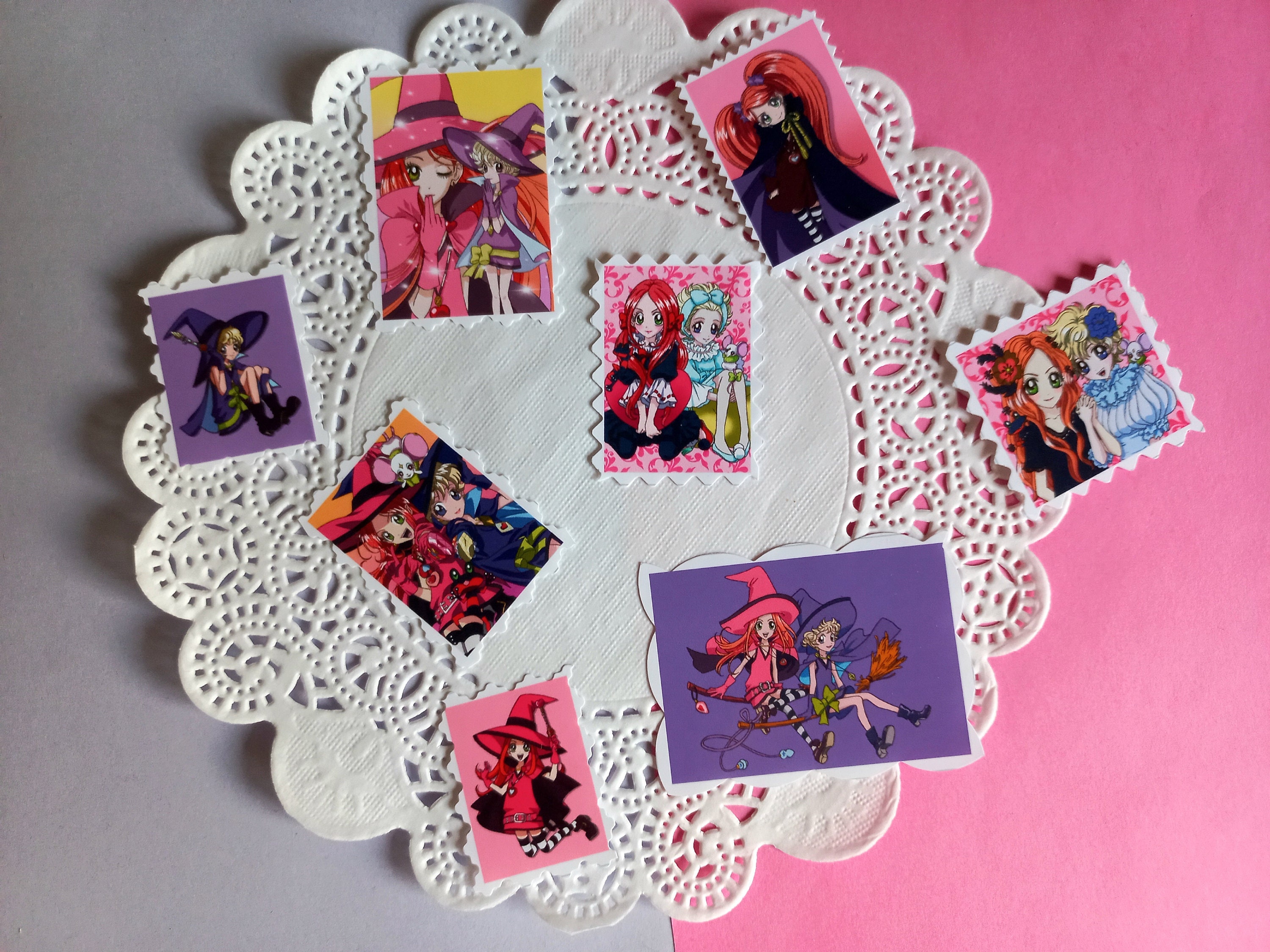 Stamp Anime Magical Girls Planner Stickers - Etsy