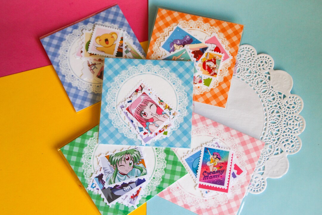 Stamp Anime Magical Girls Planner Stickers - Etsy