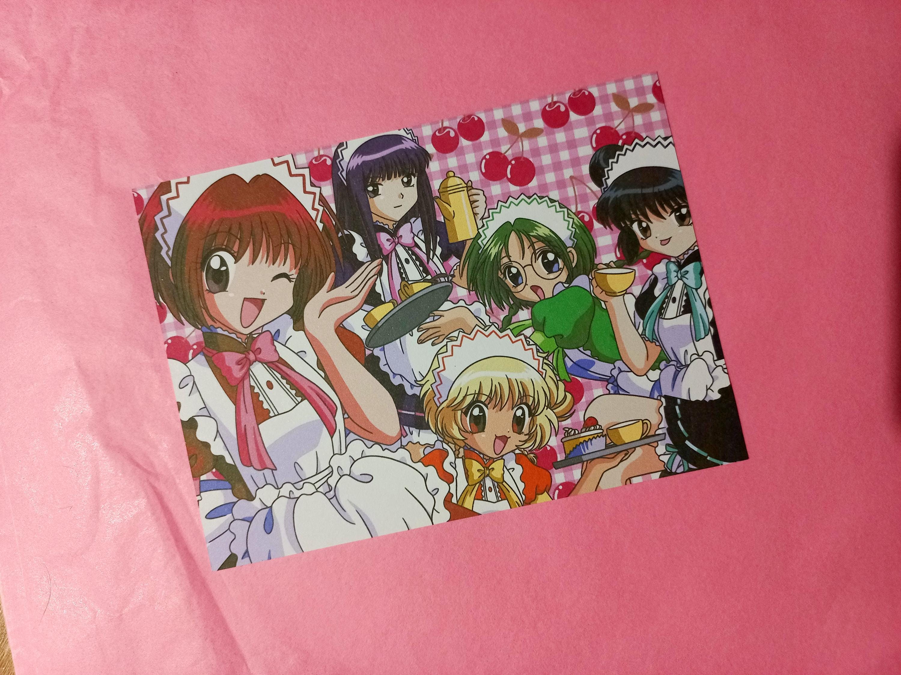 Tokyo Mew Mew Anime Magical Girls Maid Cafe Stickers Postcards - Etsy
