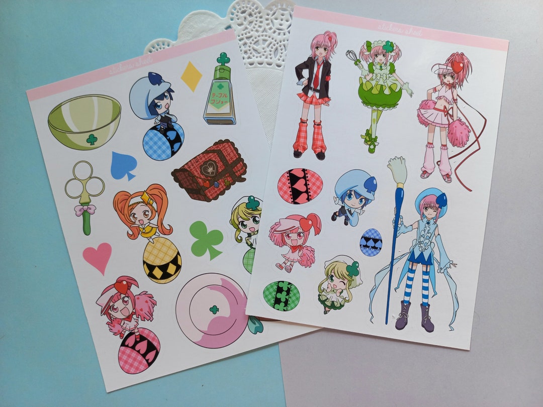 Shugo Chara Cute Sticker Sheets - Etsy