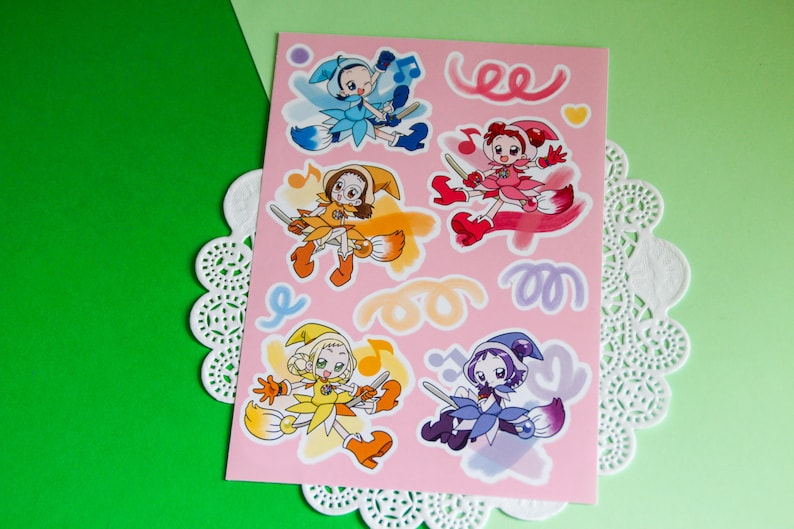 Magical Witches Doremi Girls Sticker Set - Etsy