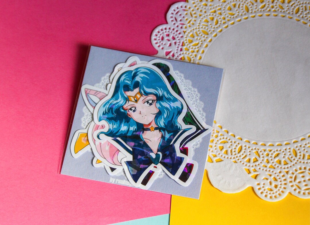 Magical Girl Glitter Stickers, Cute Anime Planner Stickers - Etsy