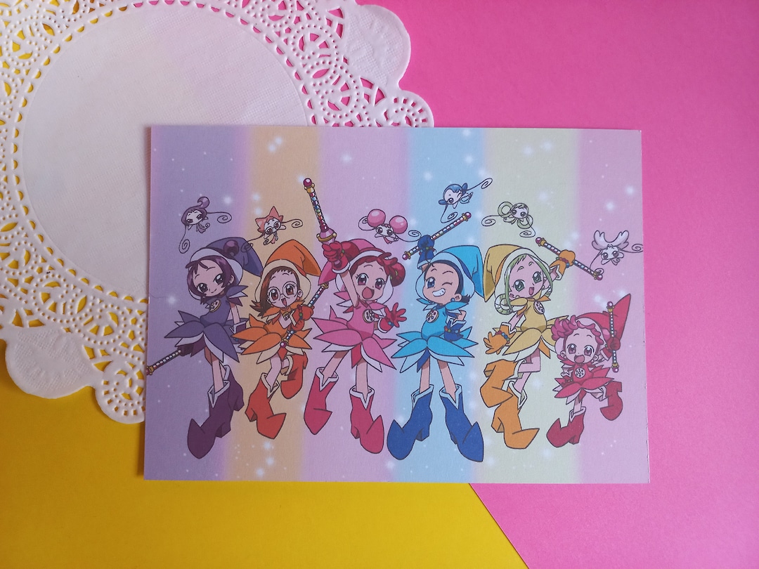 Magical Witches Anime Cute Postcards - Etsy