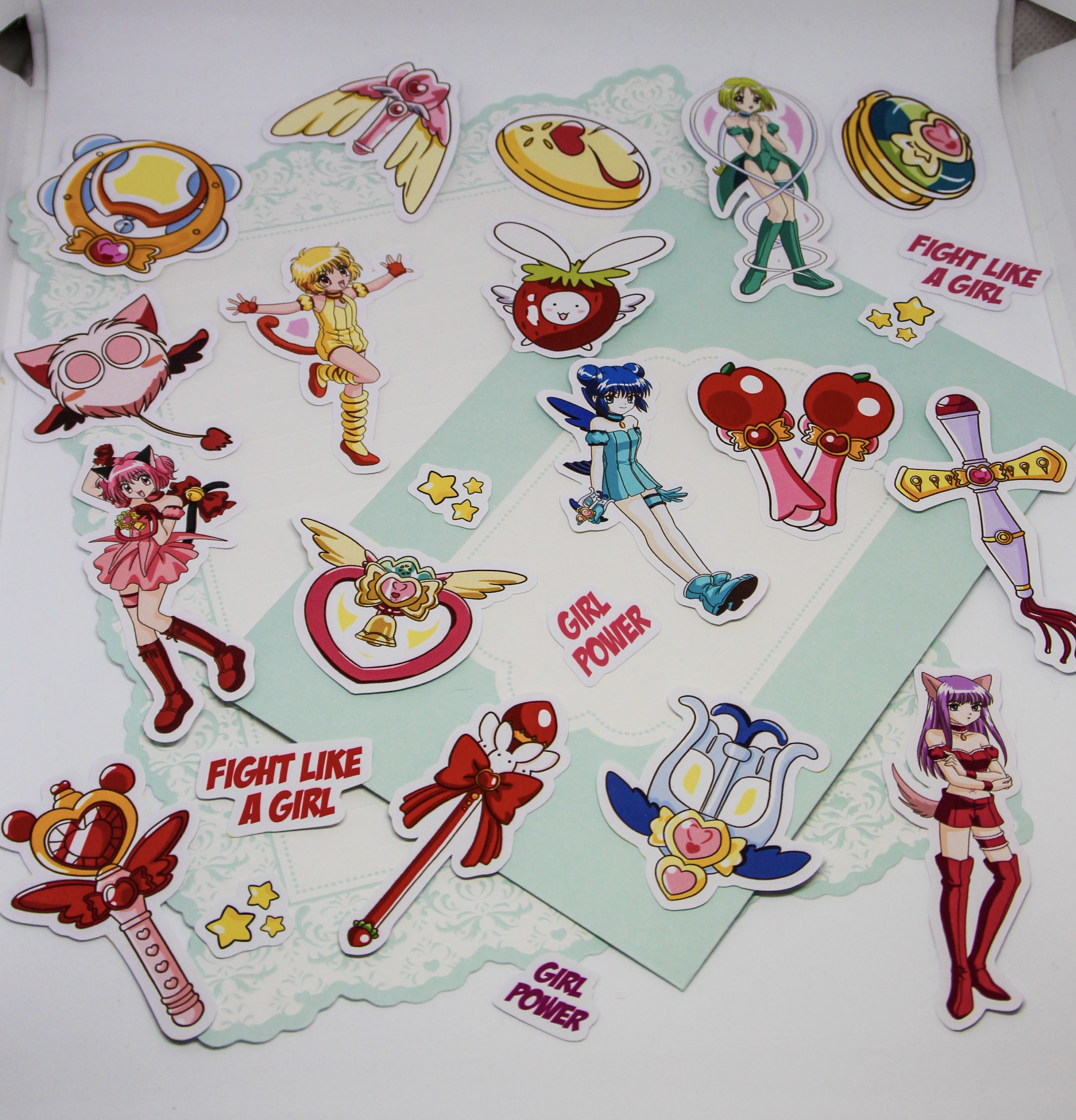 Tokyo Mew Mew Magical Girls Sticker Postcard Set - Etsy
