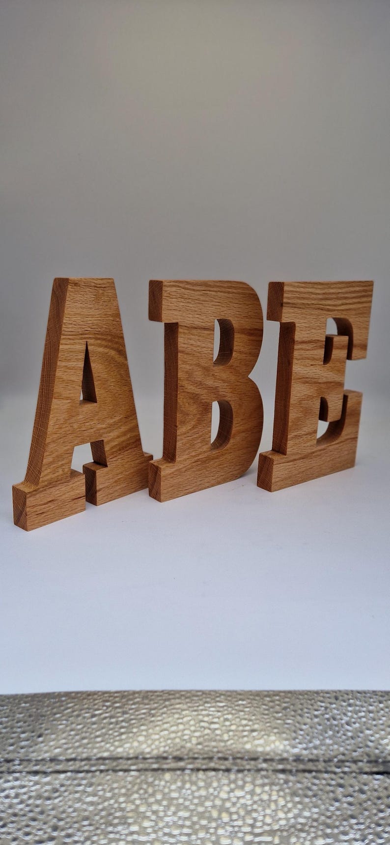 LETTERS IN OAK 8 or 6 Inch Tall Large Solid English Oak - Etsy UK