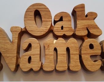 Names carved in wood | Etsy