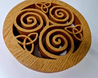 Christian Trinity Wood Carving - Etsy