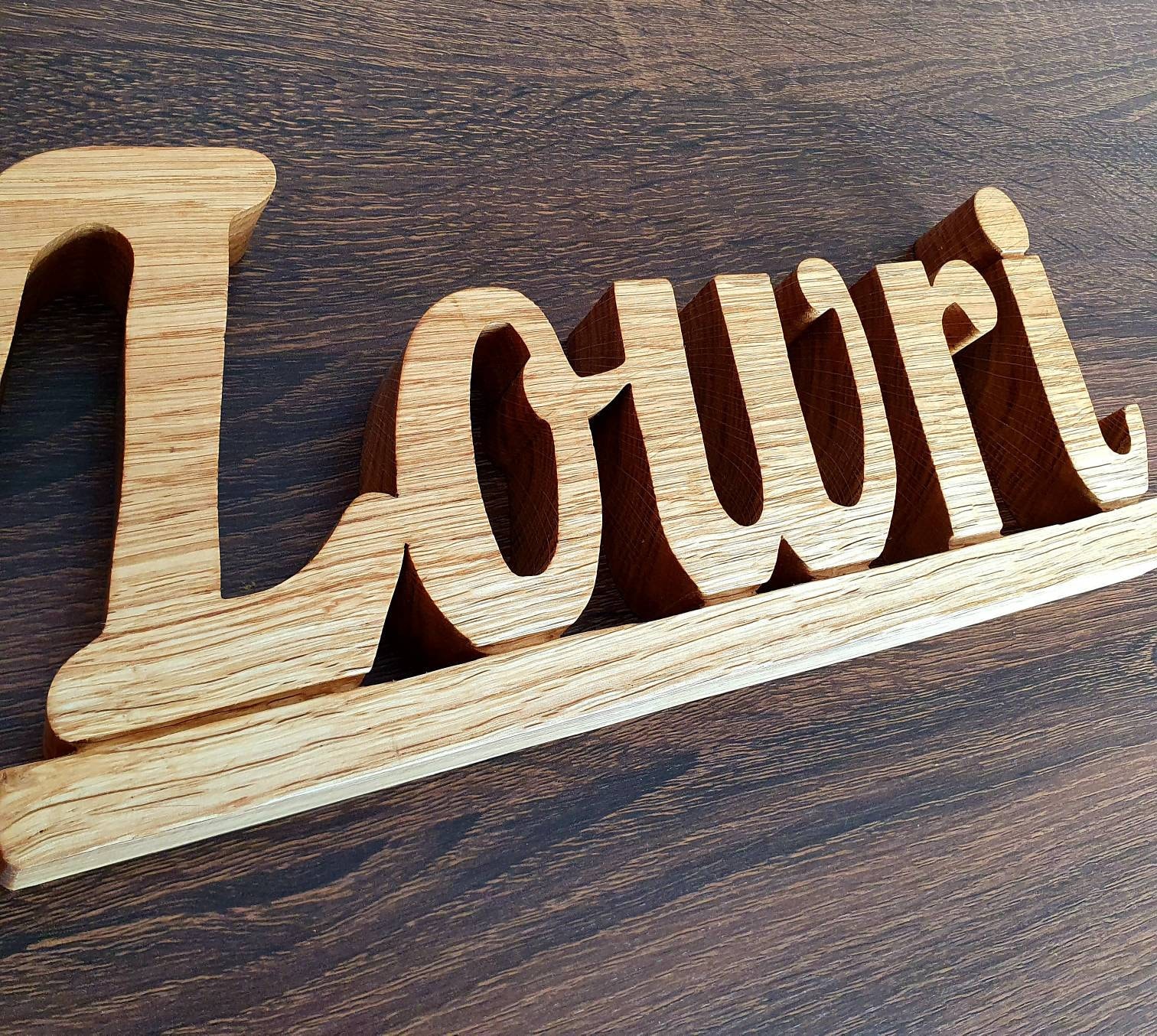 Wooden Name Sign - Etsy