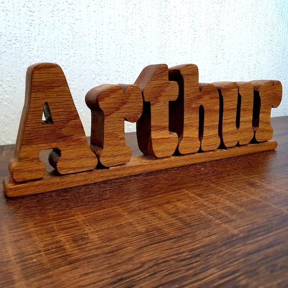 Wooden Name Sign | Etsy