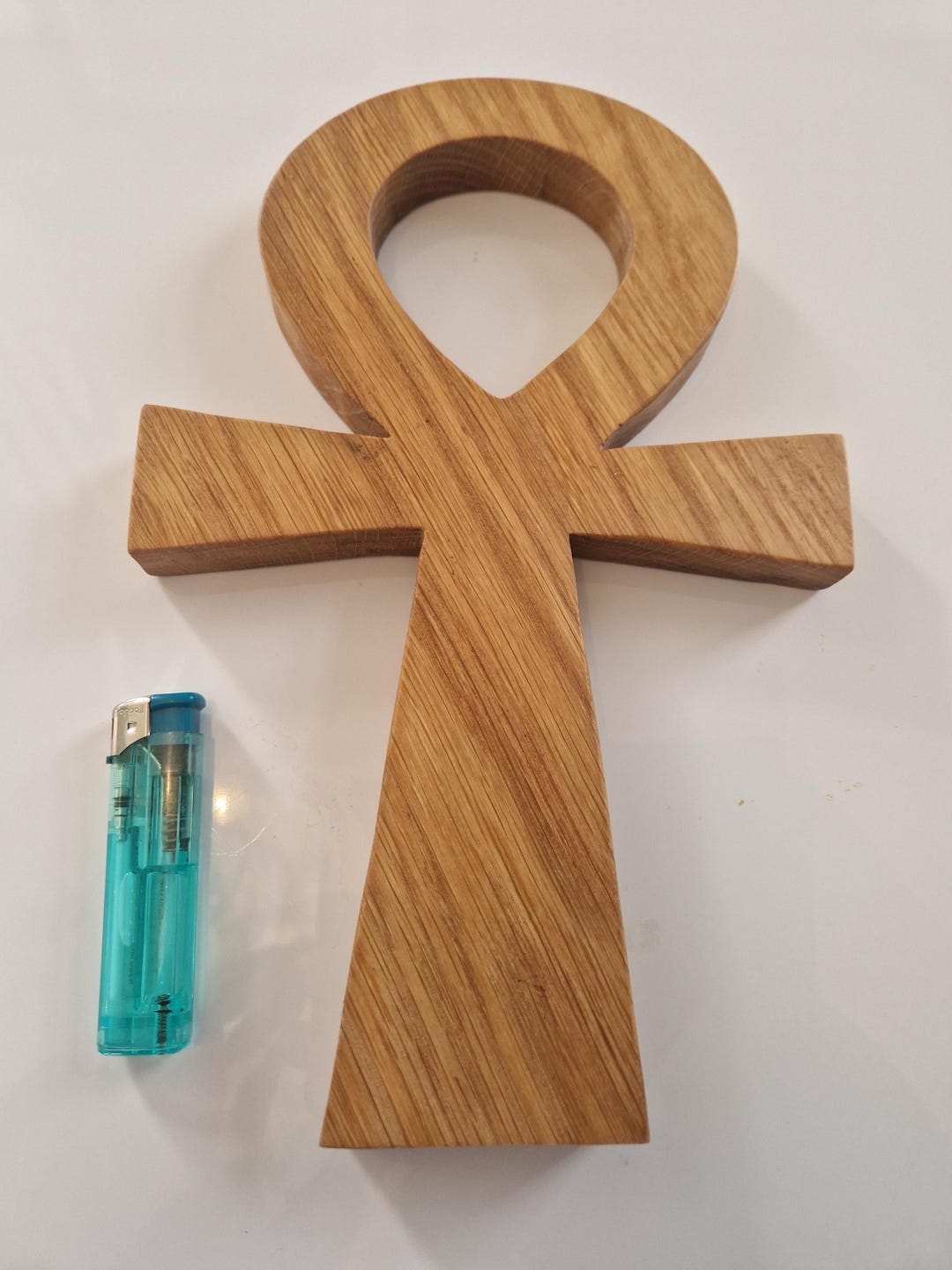 Ankh Cross in English Oak - Etsy