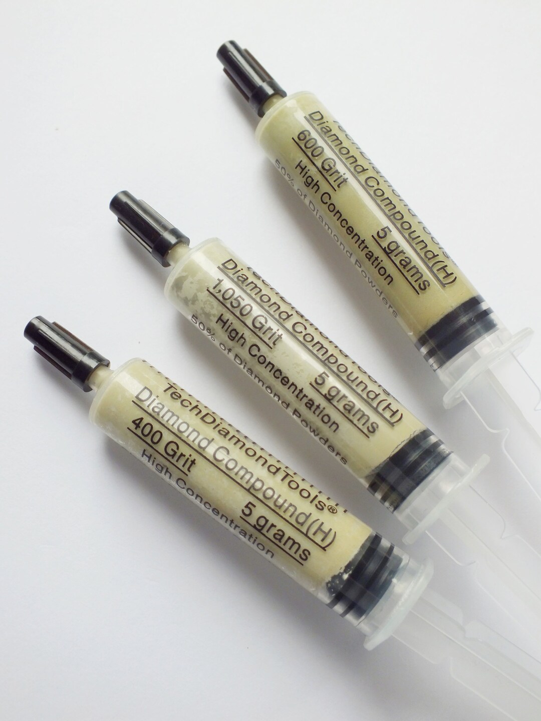Diamond Polishing Compound, 400 600 1050 Grit, Lapping Paste (3 Units ...