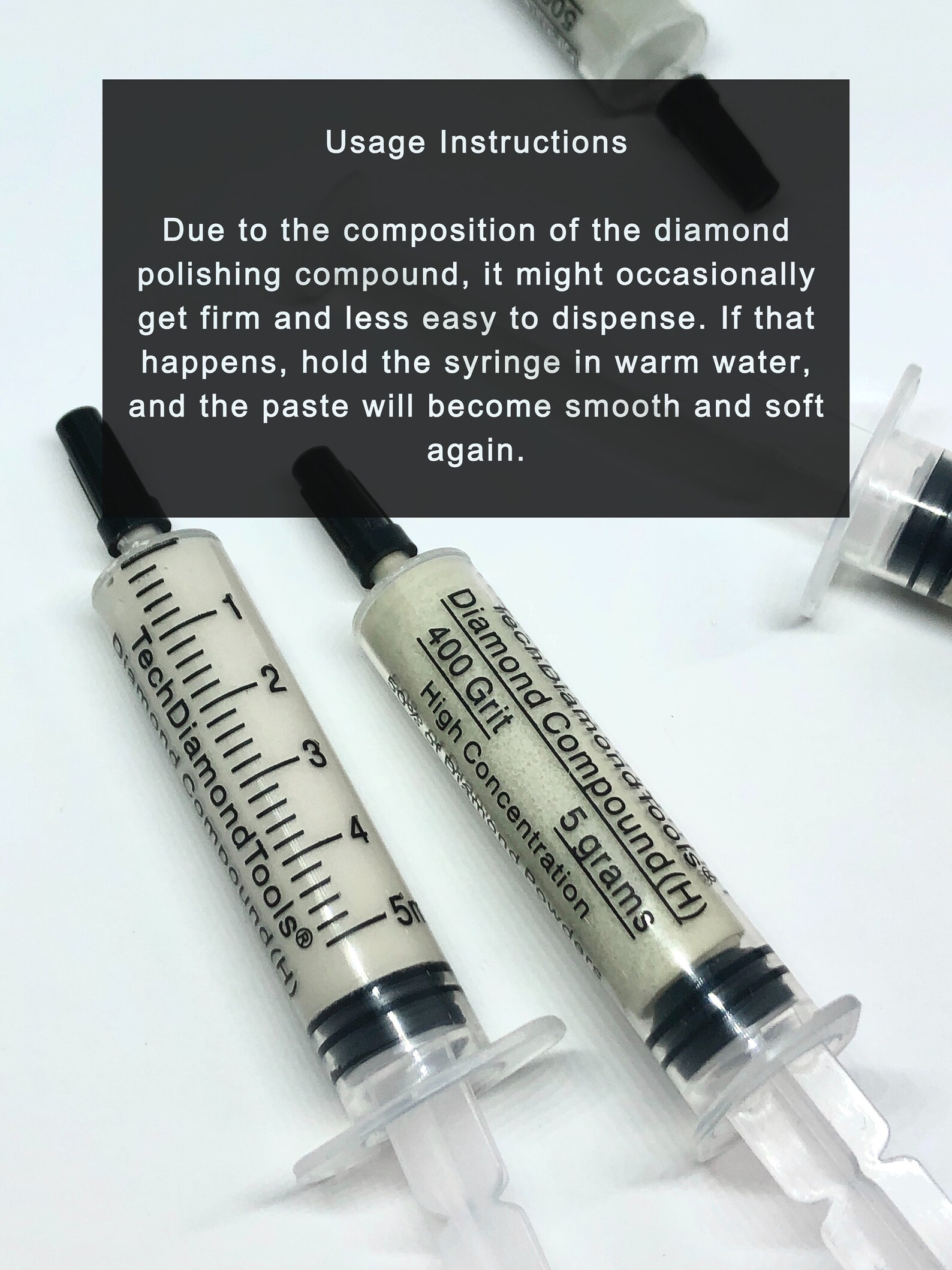 DIAMOND POLISHING COMPOUND, 3 Units, 10% of Diamond Powder, Grit 2000 ...
