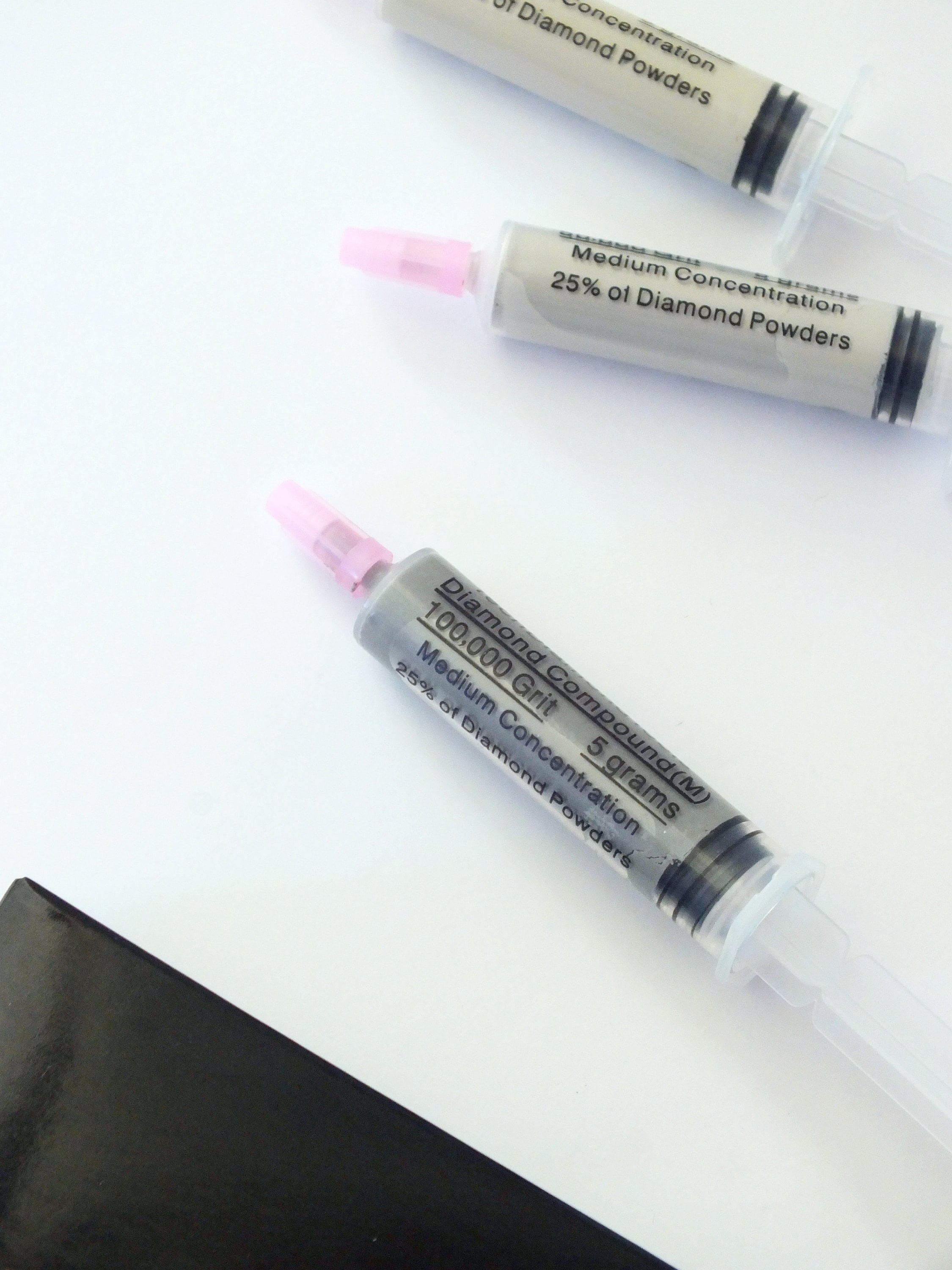 DIAMOND POLISHING COMPOUND, 3 Units, 25% of Diamond Powder, Grit 8,000 ...