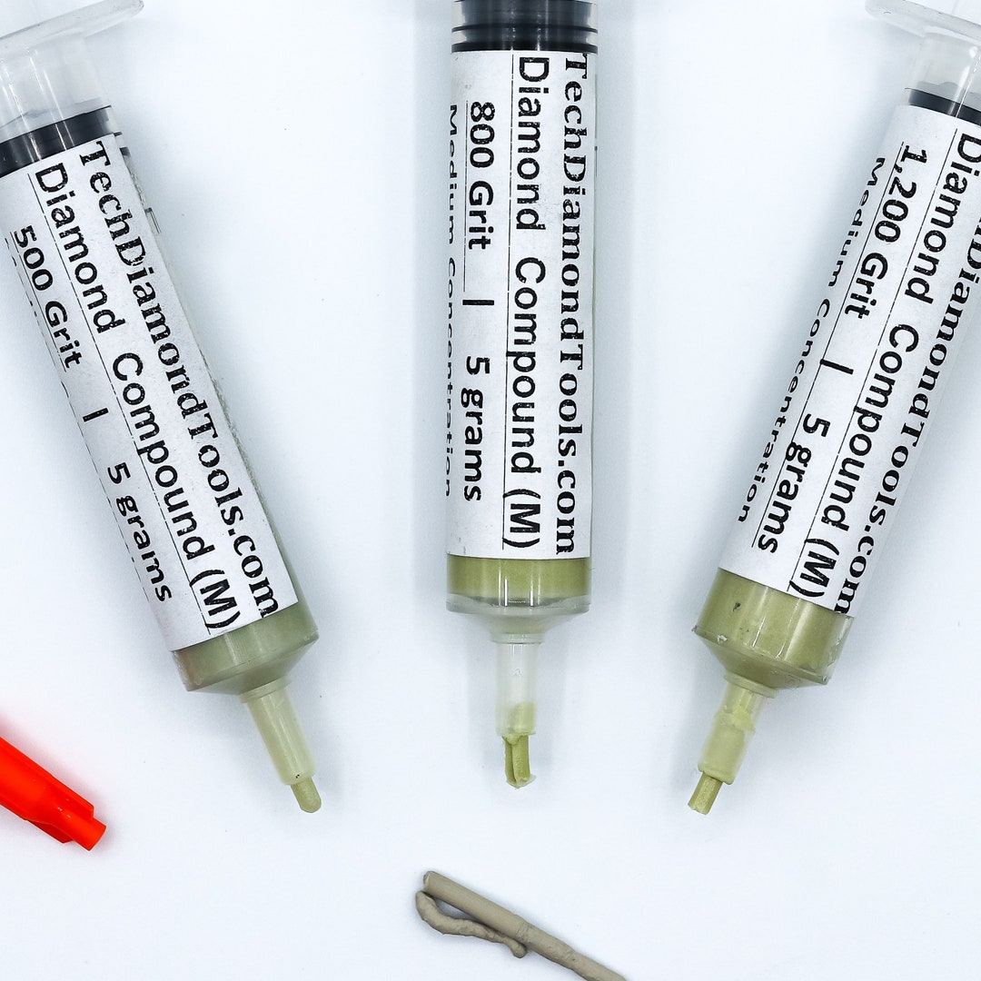 DIAMOND POLISHING COMPOUND, 3 Units, 25% of Diamond Powder, Grit 500 ...