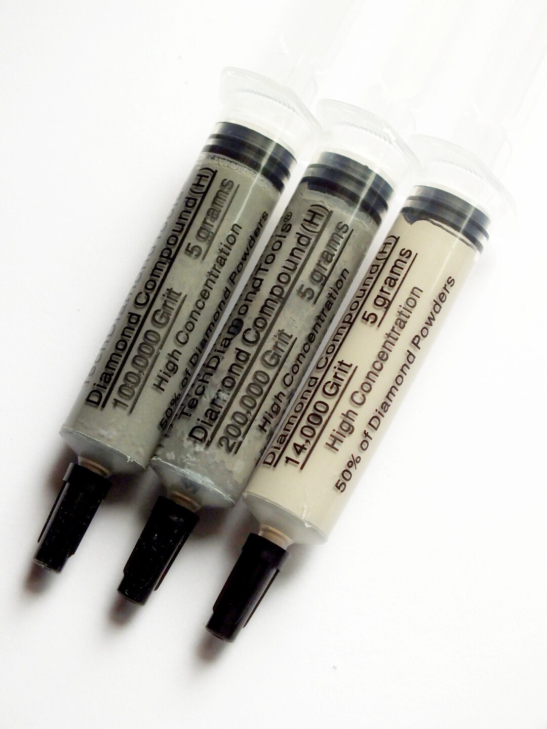 Diamond Polishing Compound, 14000-200000 Grit, 50% Diamond Powder, USA ...