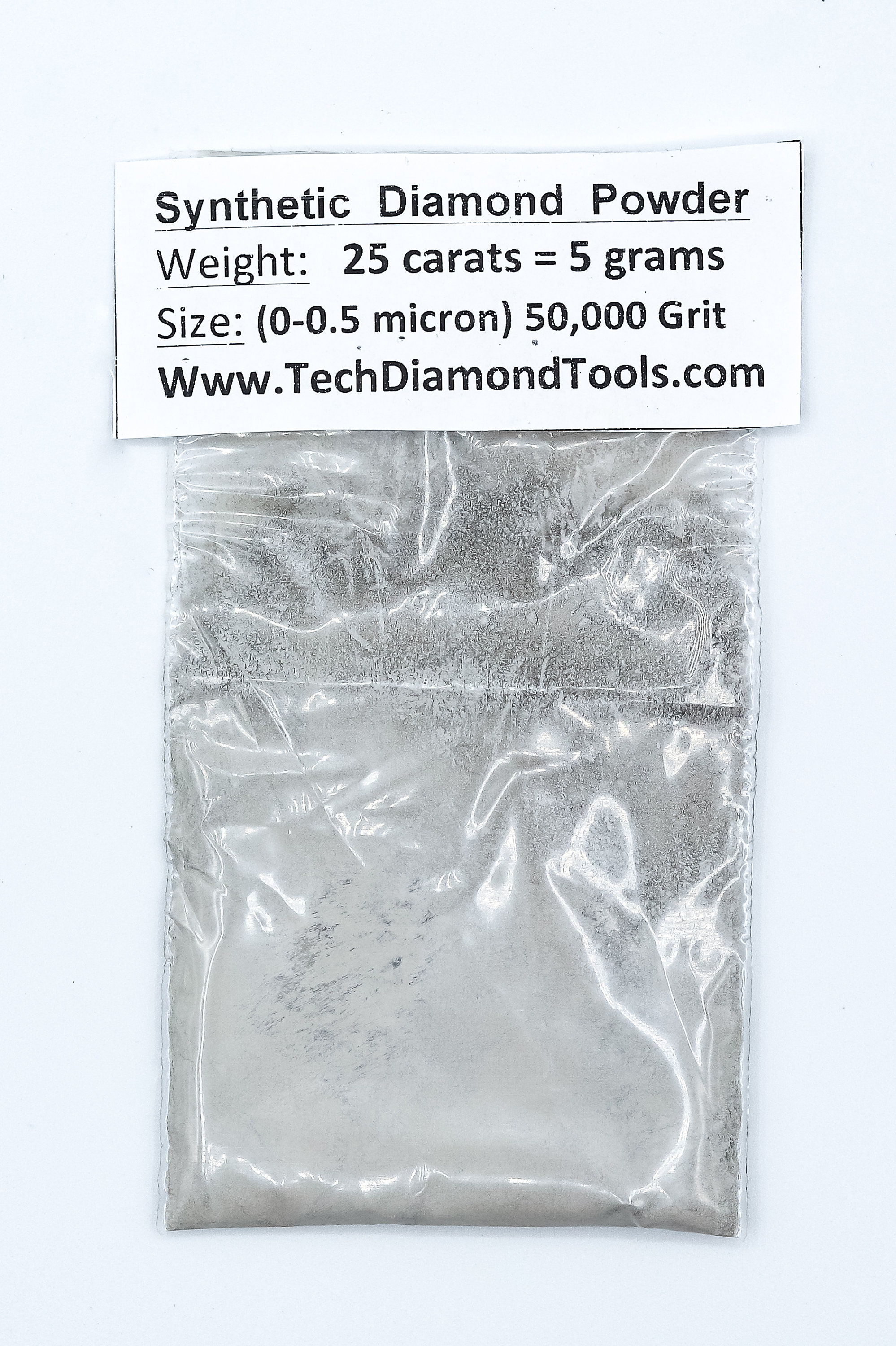 Polishing Diamond Powder, 50,000 Grit, 0.5 Micron, Metal, Glass ...