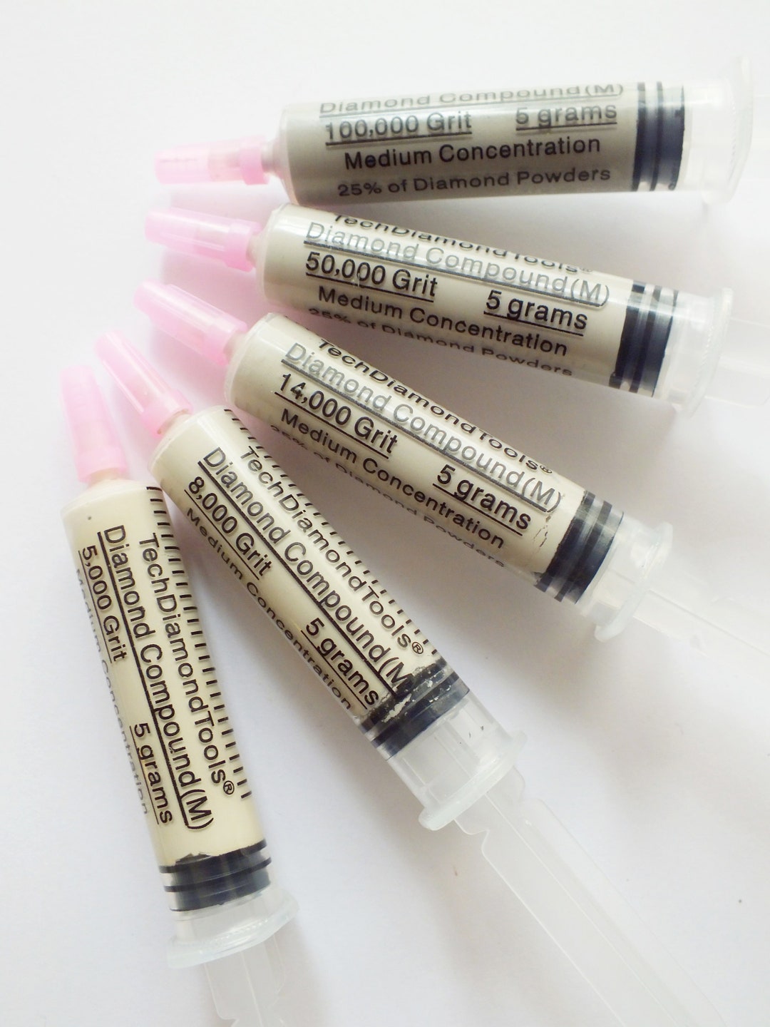 DIAMOND POLISHING COMPOUND, 5 Units, 25% of Diamond Powder, Grit 5000 ...