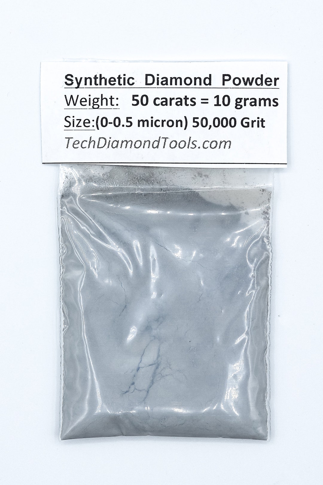 Polishing Diamond Powder, 50,000 Grit, 0.5 Micron, Metal, Glass ...