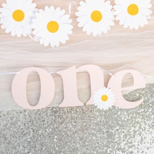Daisy Banner, Daisy Party Decor, Flower Birthday, Daisy Garland, Custom ...