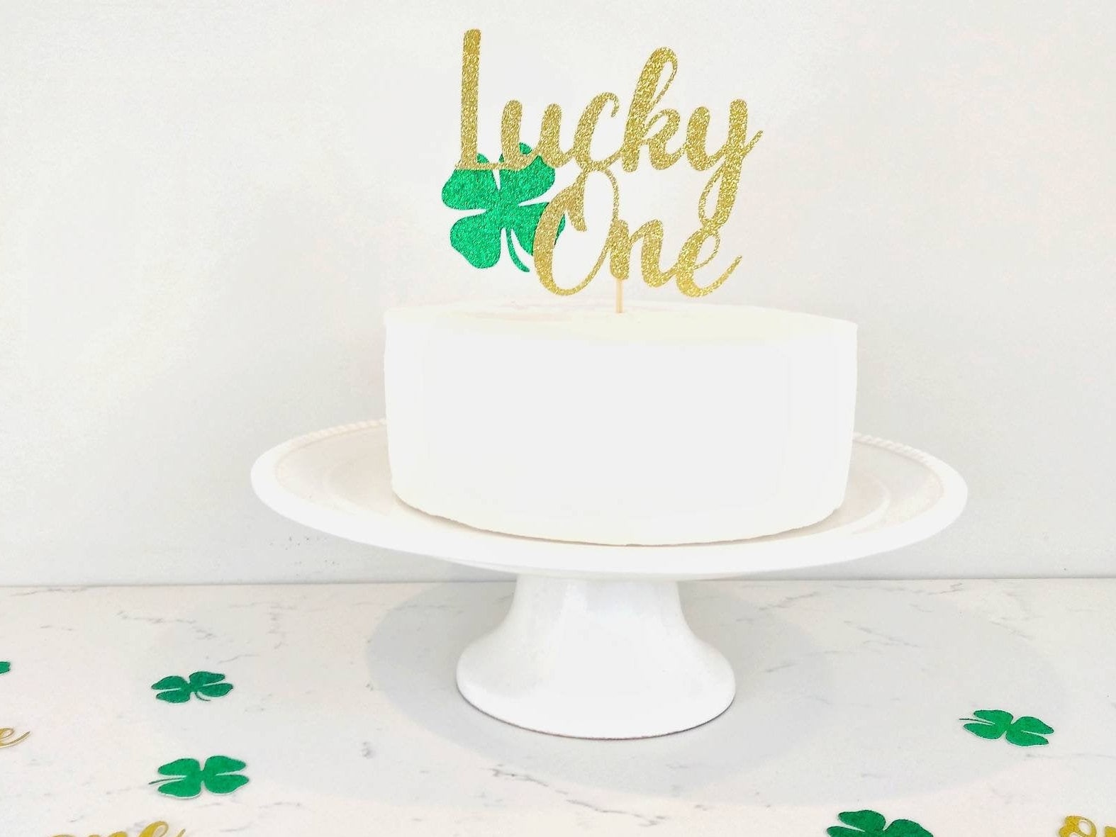 Lucky One Cake Topper St Patrick's Birthday Lucky One | Etsy
