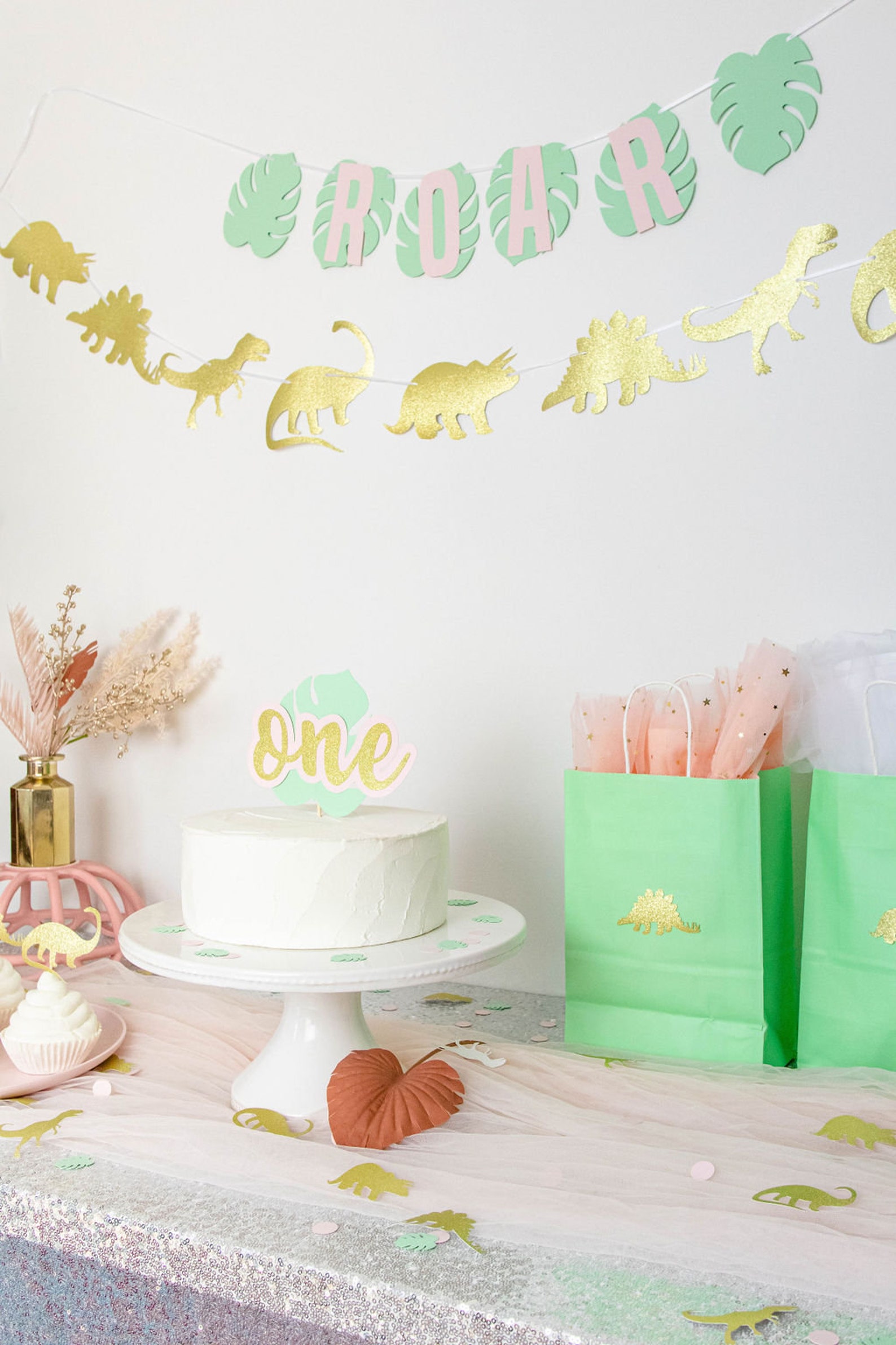 Dinosaur Banner, Roar Banner, Dinosaur Cake Smash, Dinosaur Backdrop ...