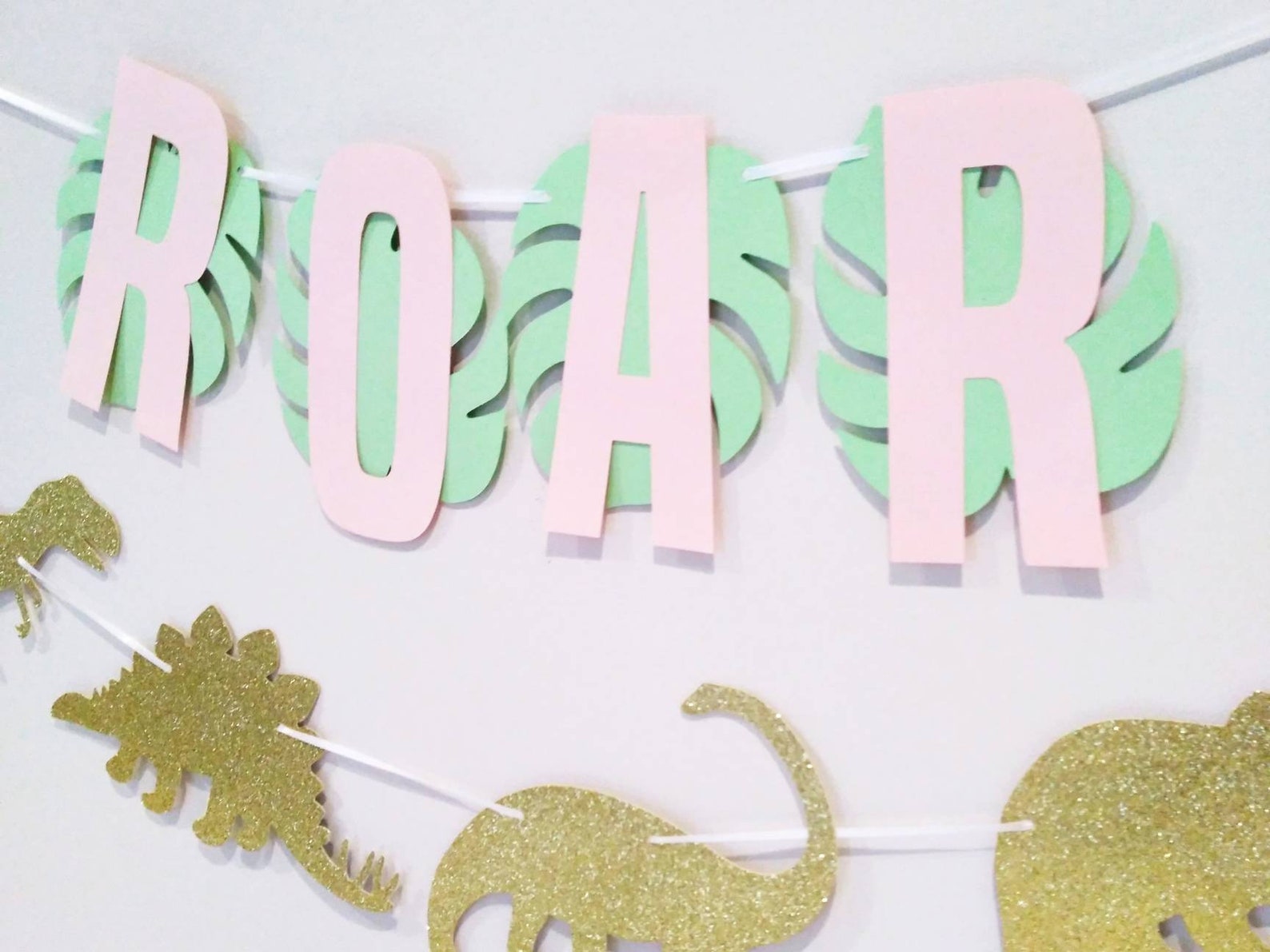 Dinosaur Banner Roar Banner Dinosaur Cake Smash Dinosaur - Etsy
