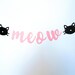 Cat Banner Cat Themed Birthday Kitten Banner Kitten - Etsy