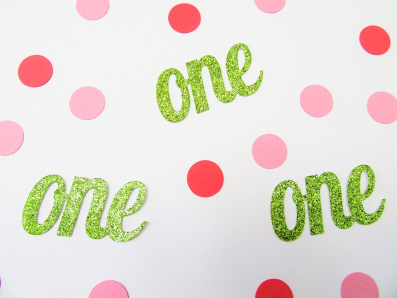 Watermelon Party Decorations One Confetti Watermelon - Etsy