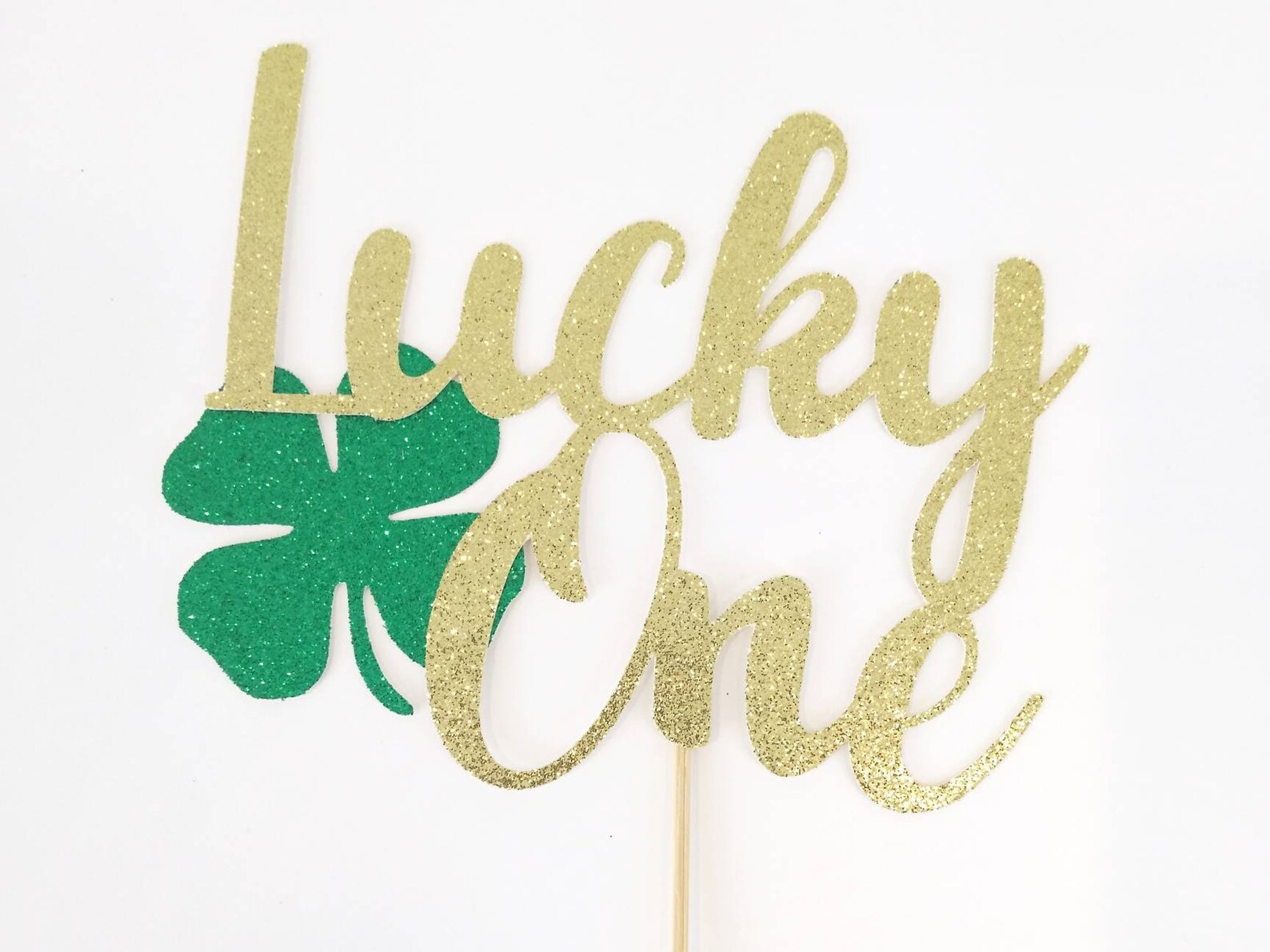 Lucky One Cake Topper St Patrick's Birthday Lucky One - Etsy