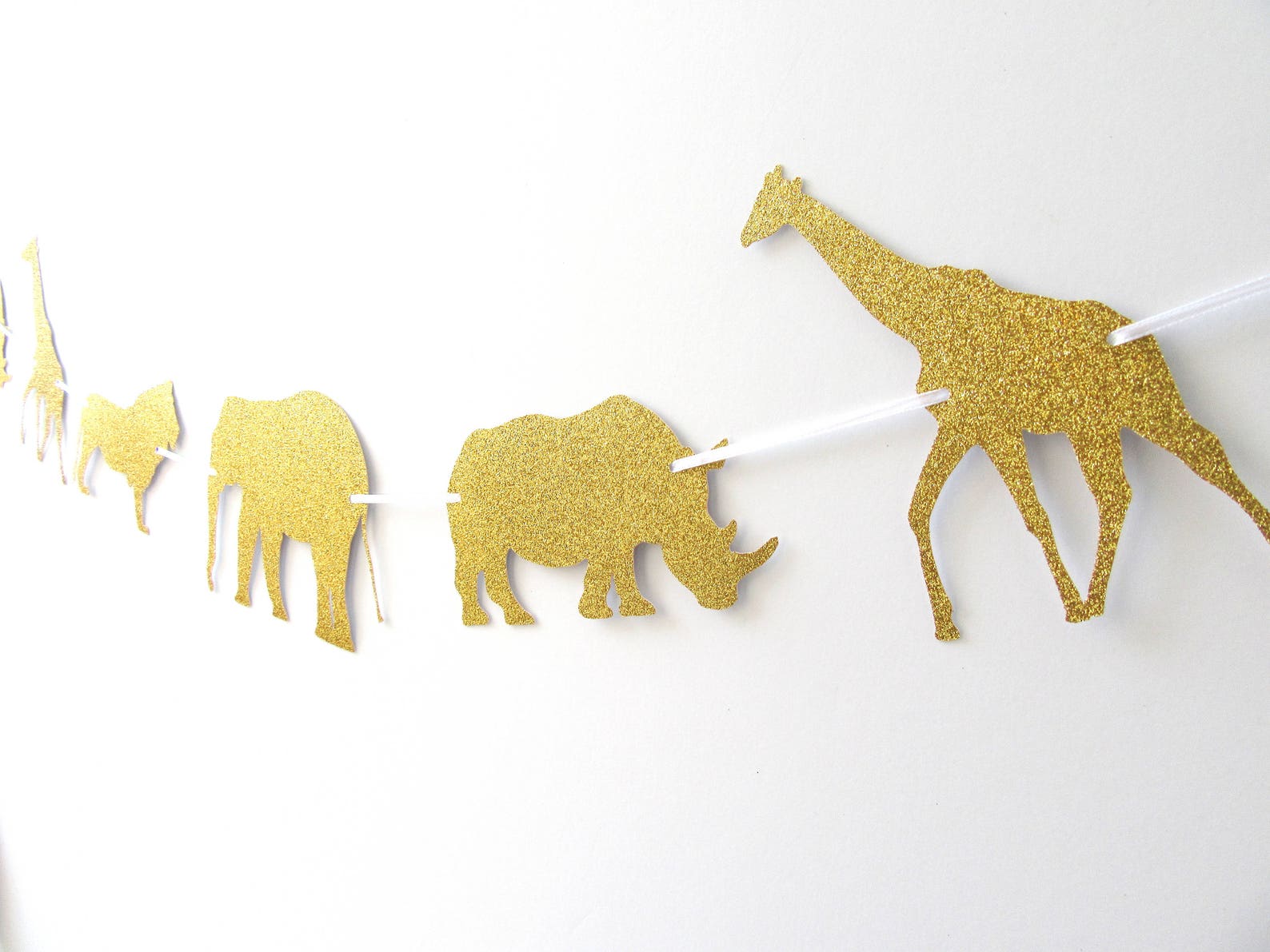 Gold Safari Banner, Safari Birthday Party, Safari Glam, Zoo Animal ...